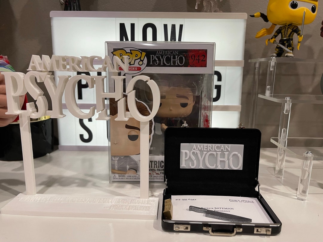 Patrick Bateman American Psycho Business Cards Display Set Sign - Etsy