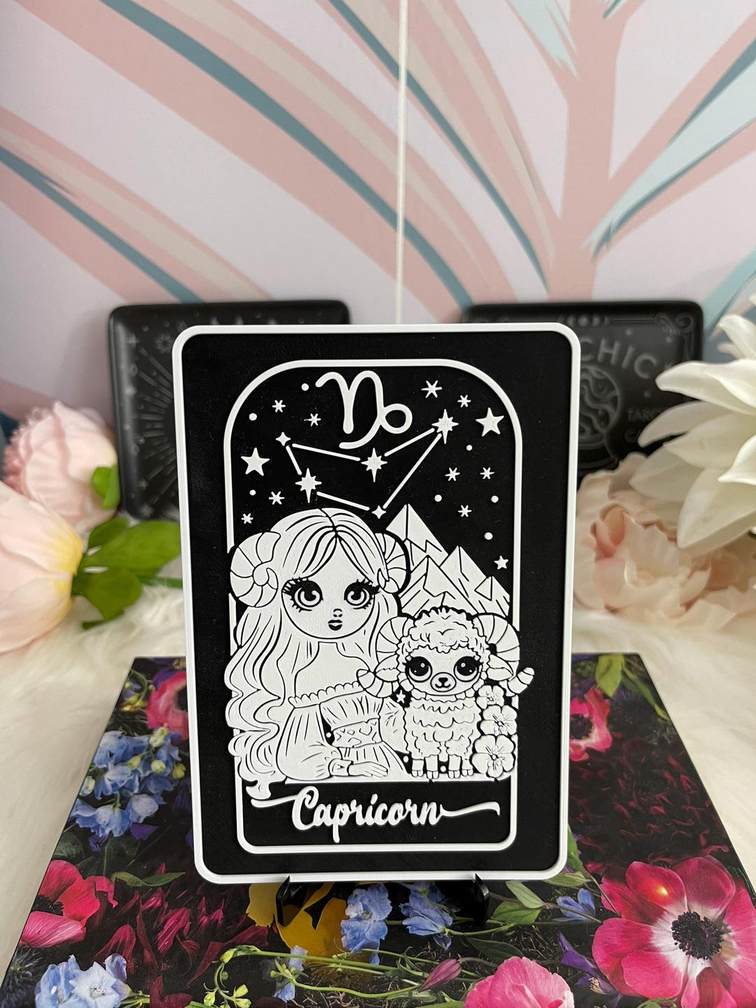 Capricorn Zodiac Sign 3D Printed Art - Unique Astrology Gift - Etsy