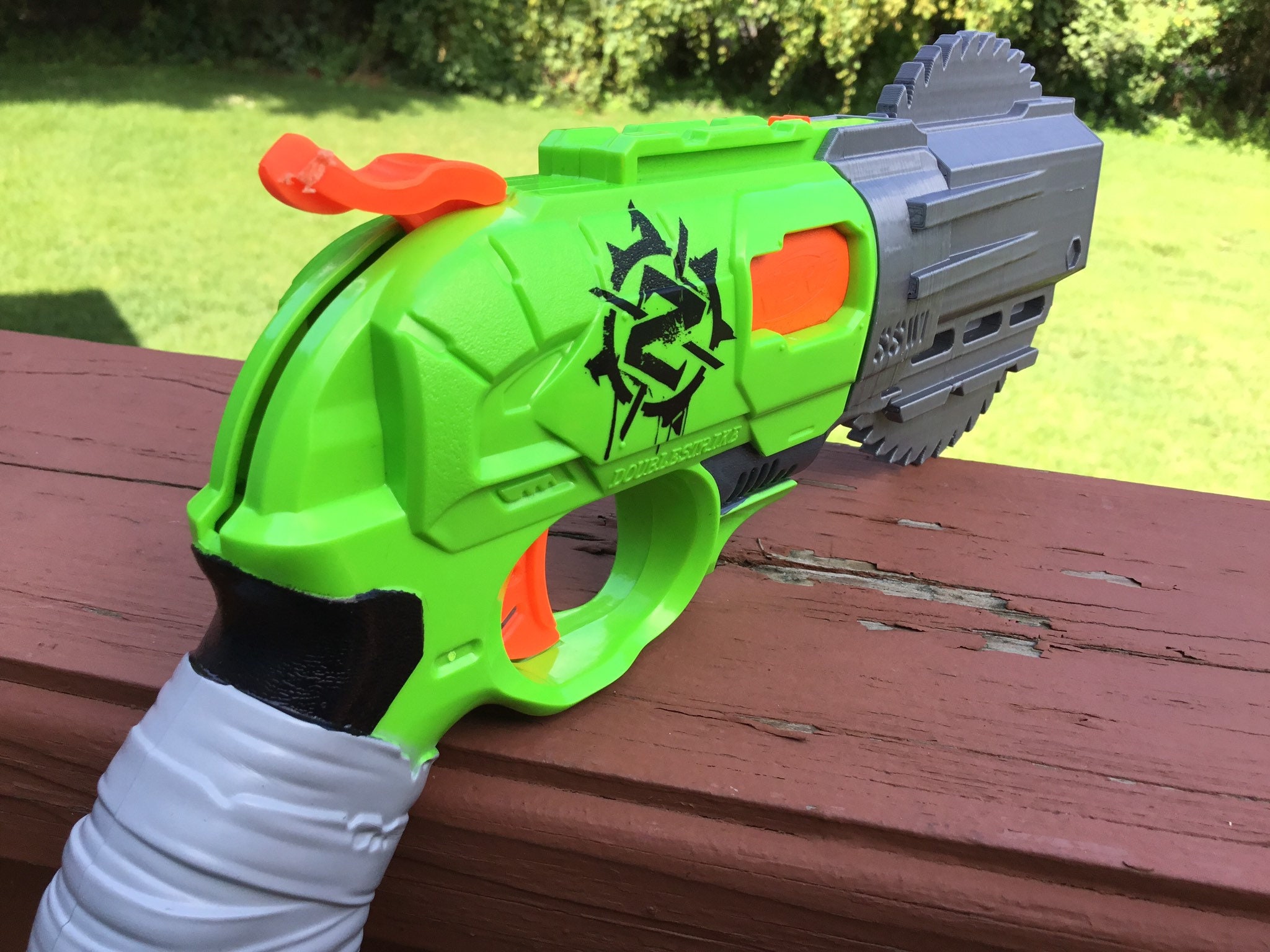 SSWI Modded Nerf Doublestrike SHREDDER Tactical Barrel - Double Strike ...