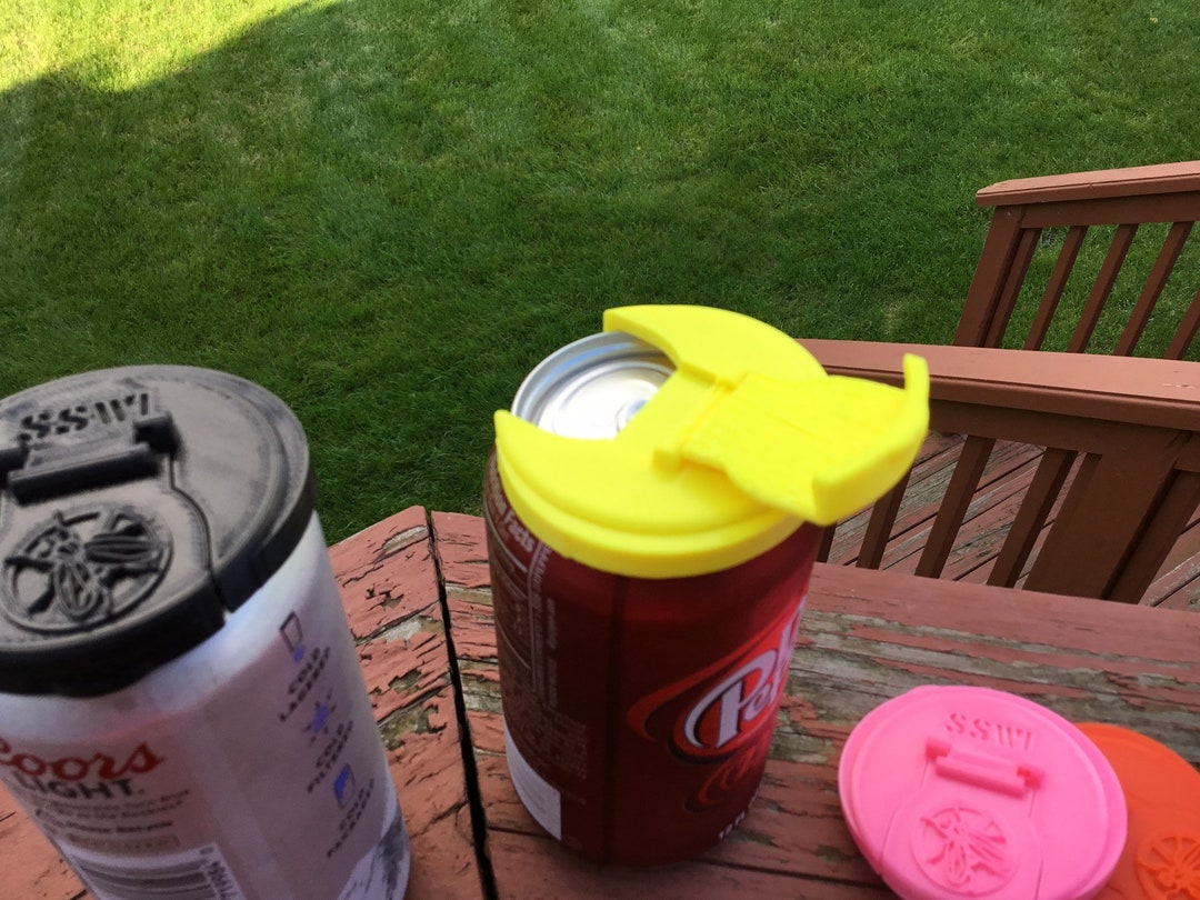 SSWI 2PK Soda Can Covers Soda Pop Tops Beer Can Lid Beverage Covers ...