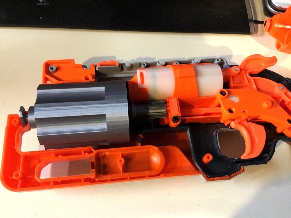 SSWI Hammershot 7 Shot Barrel NERF Mod Upgrade Hammer Shot Increase ...