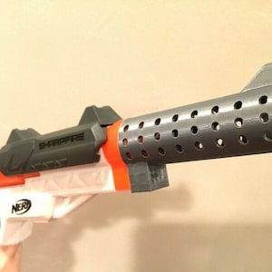 Nerf Sharpfire Barrel Suppressor Attachment Extension Mod - Easy Slide ...