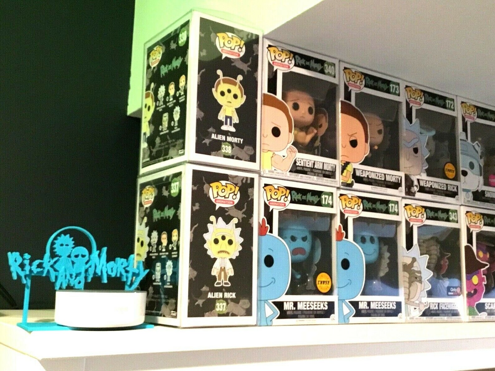 Rick and Morty fan Art Display Sign POP Dorbz Wobblers - Etsy