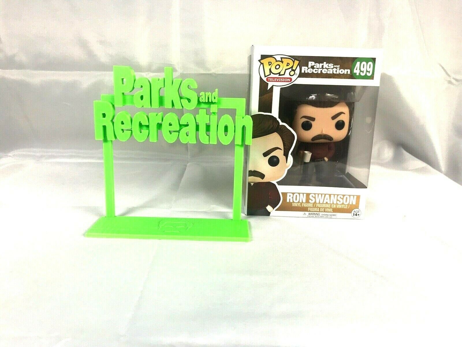 Parks and Recreation Display Sign Stand POP Dorbz Wobblers Collectibles ...
