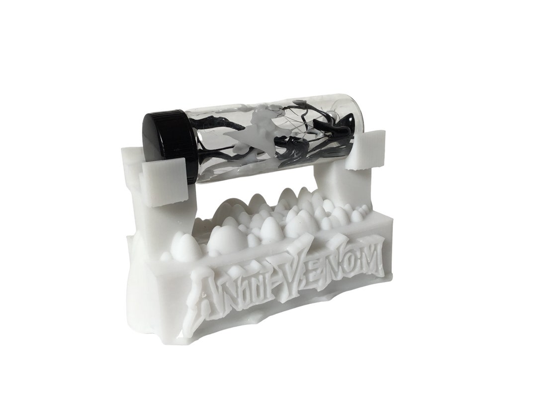 Anti-venom Symbiote Contained in a Glass Vial With Custom Display Stand ...