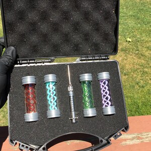 Resident Evil Briefcase Kit Metal Syringe T-virus Antidotes Umbrella ...