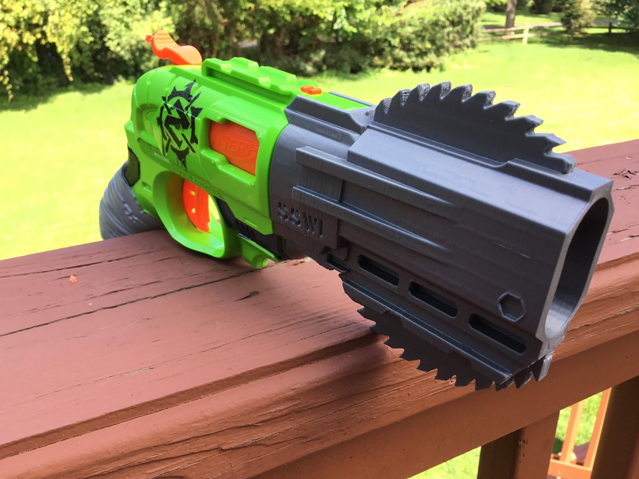 SSWI Modded Nerf Doublestrike SHREDDER Tactical Barrel - Double Strike ...