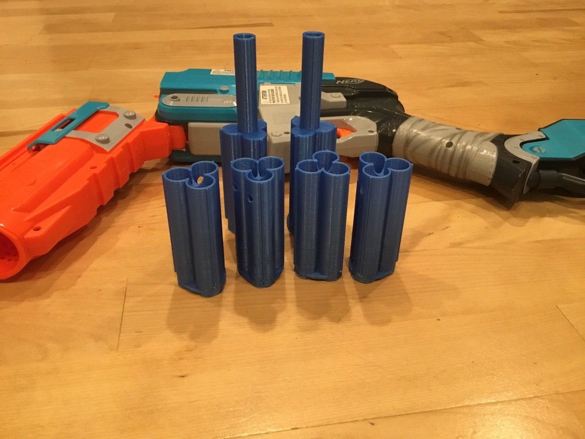 6 Nerf Compatible Zombie Strike Dart Shell Sledge Fire Blaster - Etsy