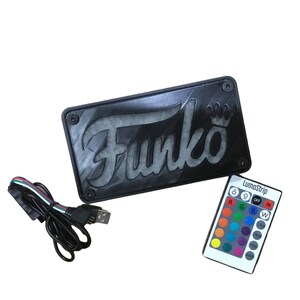 Multicolor FUNKO Pop LED Wall or Desk Sign With Remote, Funkos, Funko ...