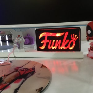 Multicolor FUNKO Pop LED Wall or Desk Sign With Remote, Funkos, Funko ...