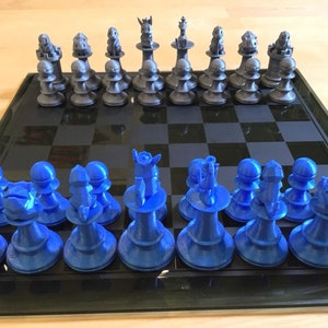 Custom Pokemon Chess Set FAN ART Squirtle, Pikachu, Mew, Charmander ...
