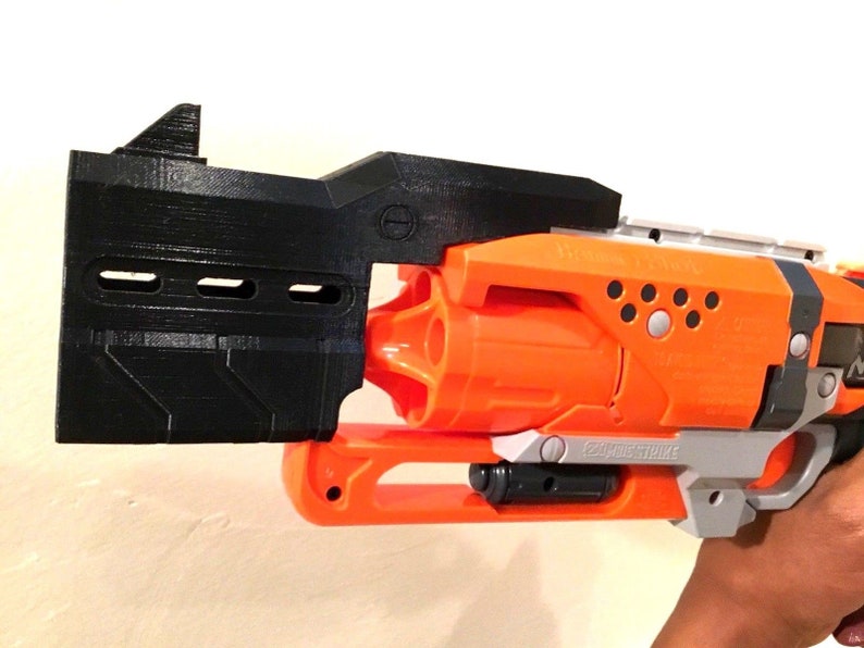 Nerf Hammershot Custom Tactical SSWI Barrel Mod Slides Right | Etsy