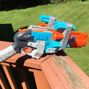 Nerf Compatible 6 Shell MOD Attachment for Zombie Strike Sledge Fire ...