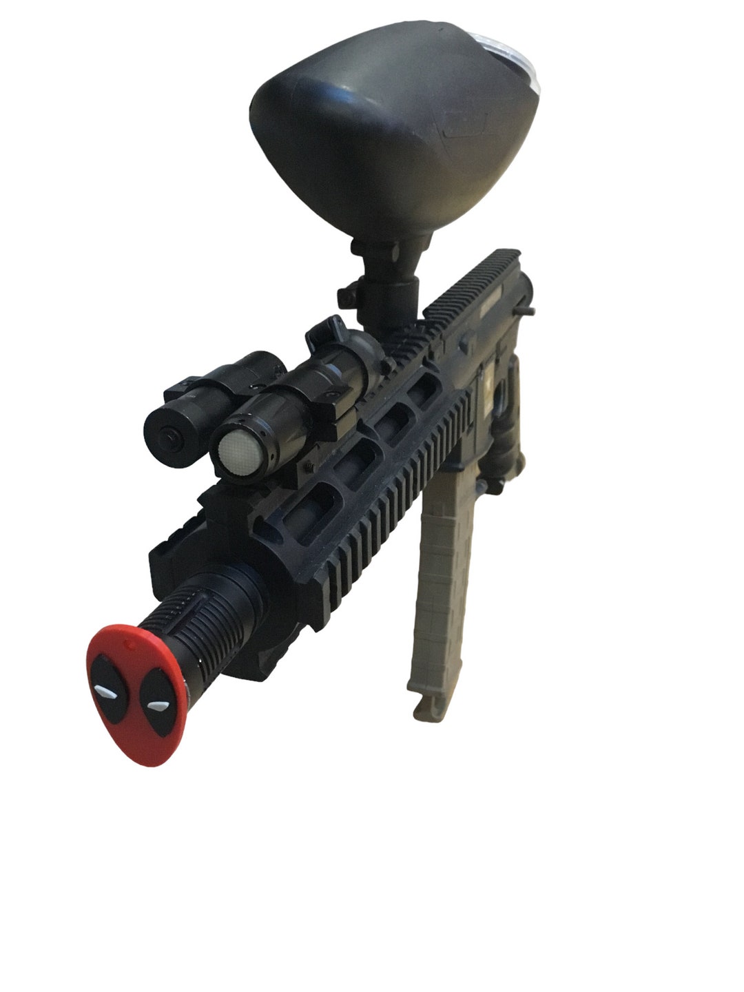 SSWI Deadpool Paintball Gun Barrel Plug Cover - Dead Pool Paint Ball ...