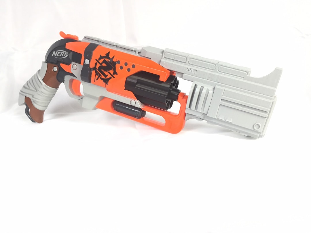 SSWI Custom Tactical Big Boy Barrel Mod for Nerf Hammershot - Hammer ...