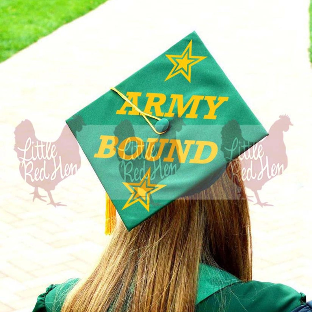 Army Graduation Cap SVG File - Etsy
