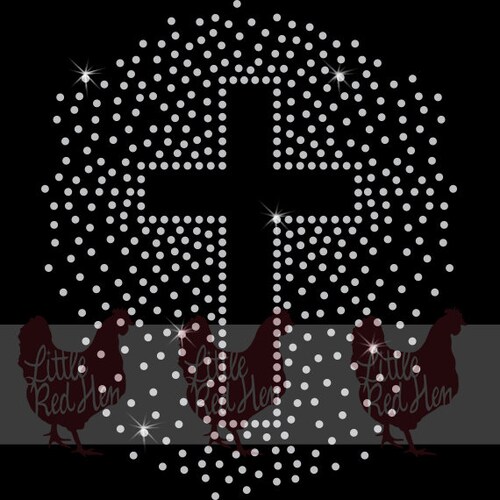 JESUS Cross Rhinestone Template Digital Download Svg Eps - Etsy