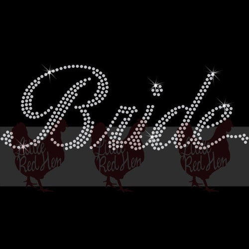 Bridal Party Rhinestone Transfer Template for - Etsy