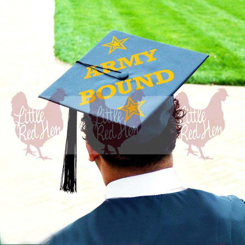 Army Graduation Cap SVG File - Etsy