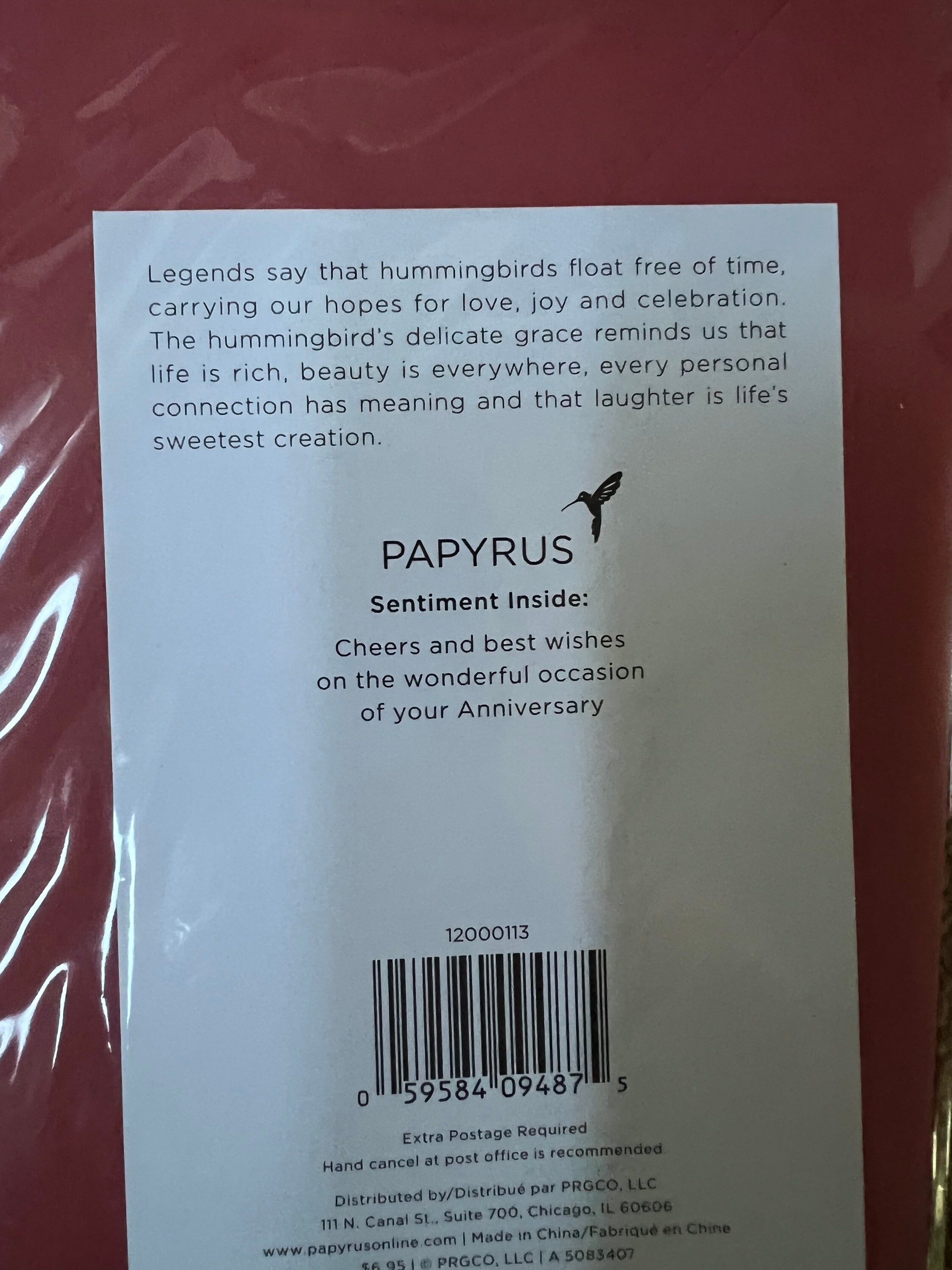 5 Beautiful Papyrus Happy Birthday and Anniversary Cards for a - Etsy