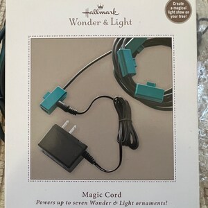 Hallmark Wonder & Light Magic Cord Powers up Seven Wonder and Light ...