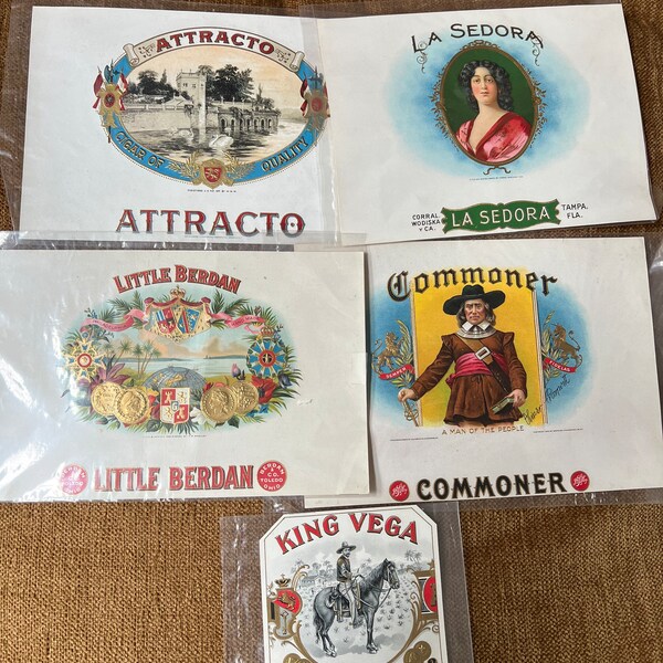 Vintage Cigar Labels - Etsy