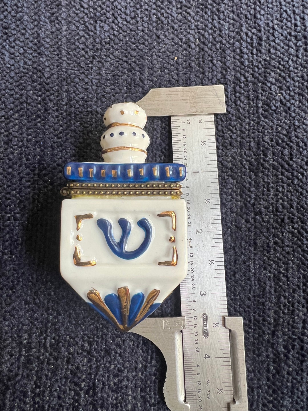 Vintage Ceramic Hanukkah Dreidel Box - Etsy