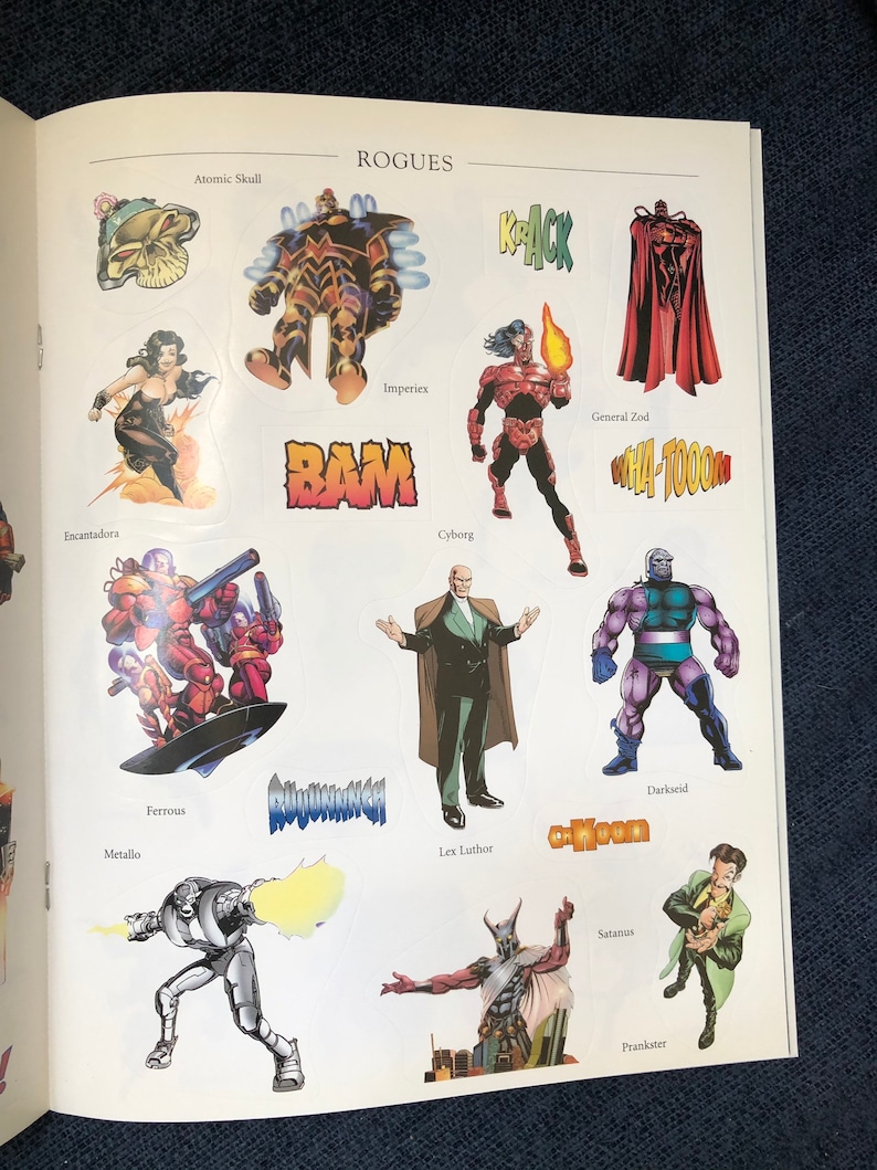 The Ultimate DC Comics SUPERMAN Sticker Book by DK - Etsy