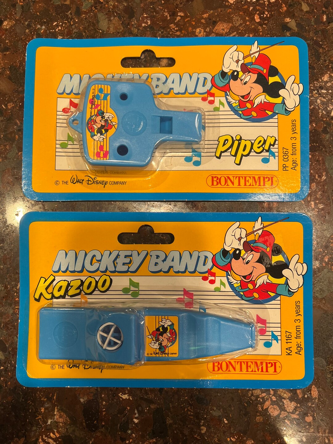 Mickey Mouse the Mickey, Band Piper, and Kazoo Set - Etsy