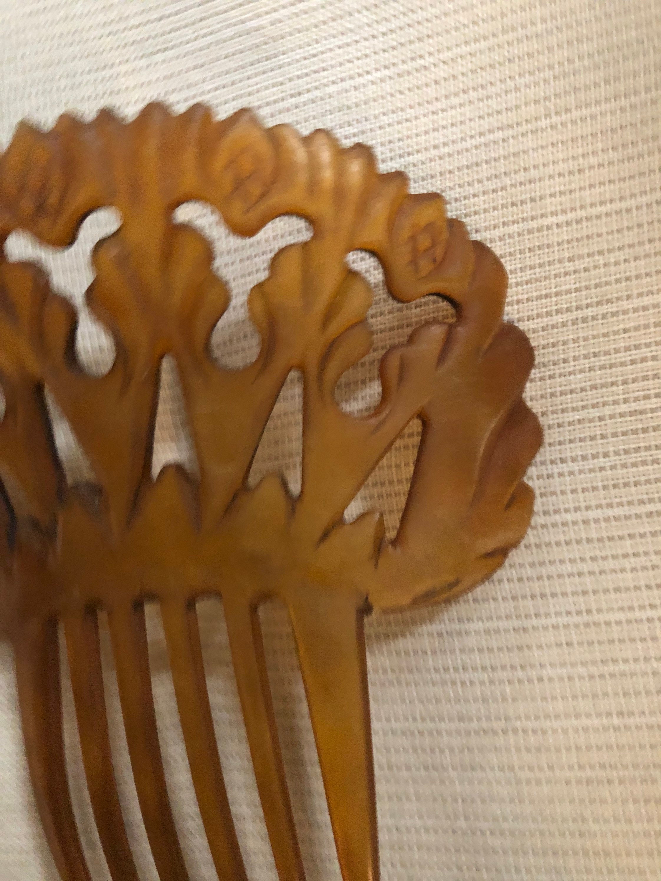 Edwardian/victorian Large Hair Comb - Etsy