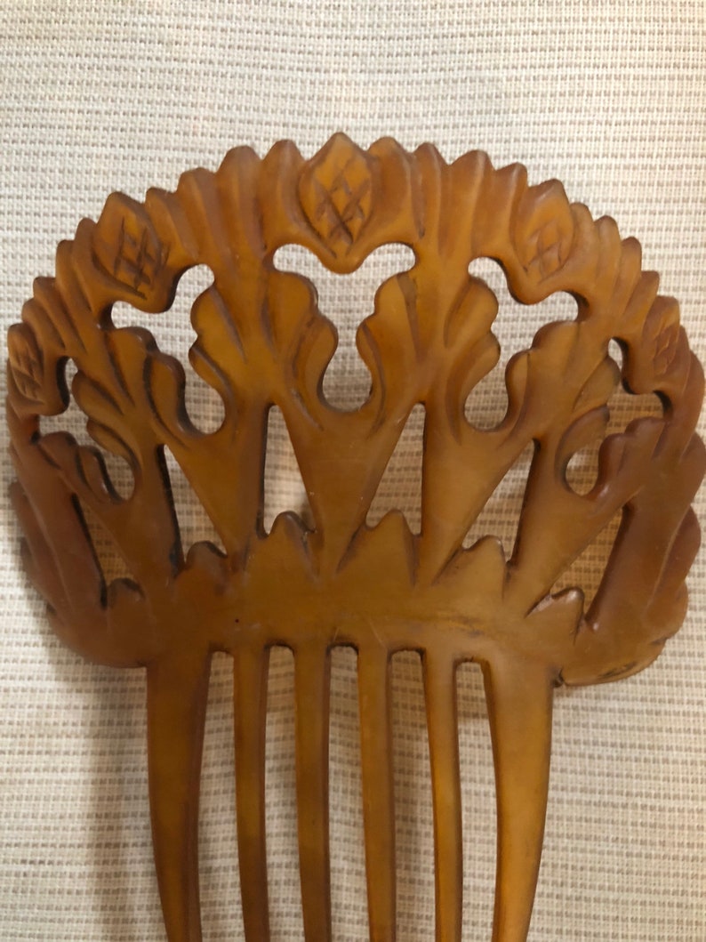 Edwardian/victorian Large Hair Comb - Etsy