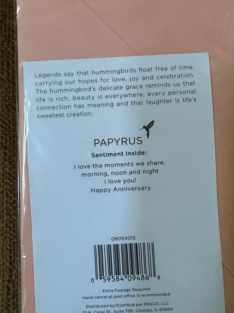 5 Beautiful Papyrus Happy Birthday and Anniversary Cards for a - Etsy