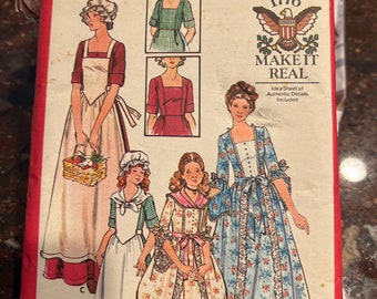 Colonial Dress Pattern - Etsy