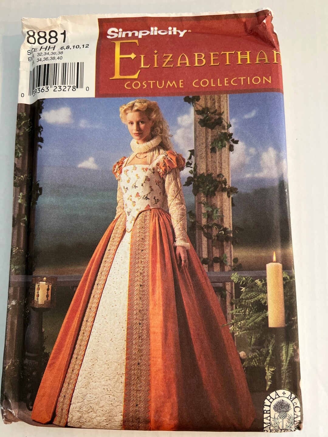 Simplicity, 8881 Elizabethan Costume Collection, Elizabeth, I Custom ...