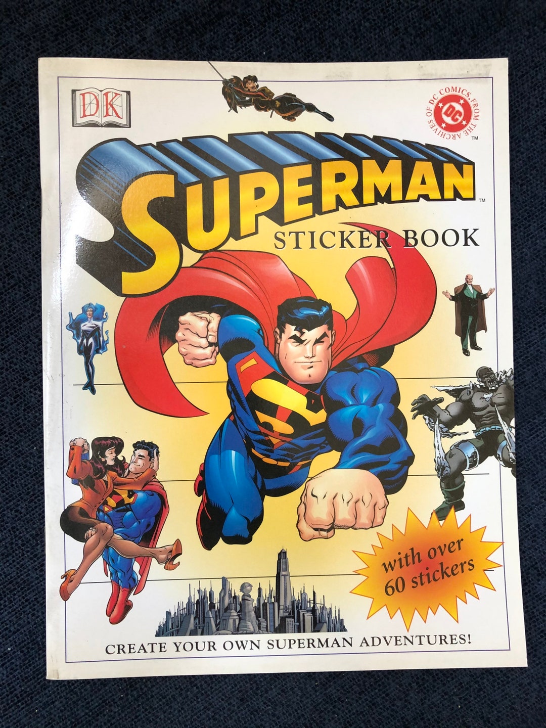 The Ultimate DC Comics SUPERMAN Sticker Book by DK - Etsy