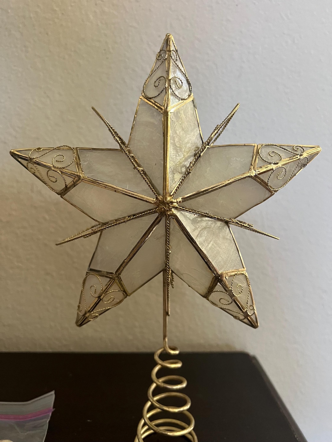 Capiz Shell Tree Topper - Etsy