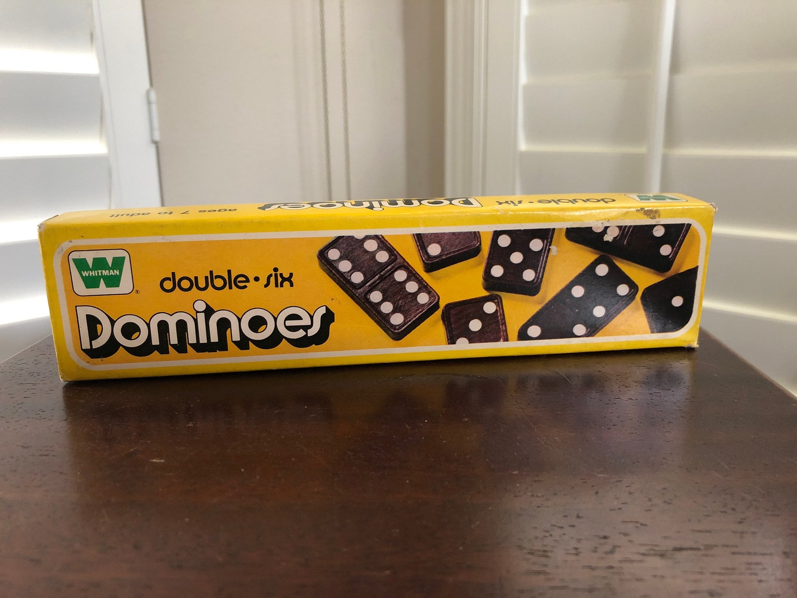 1970's Whitman Double Six Dominoes With Original Instructions on Back ...