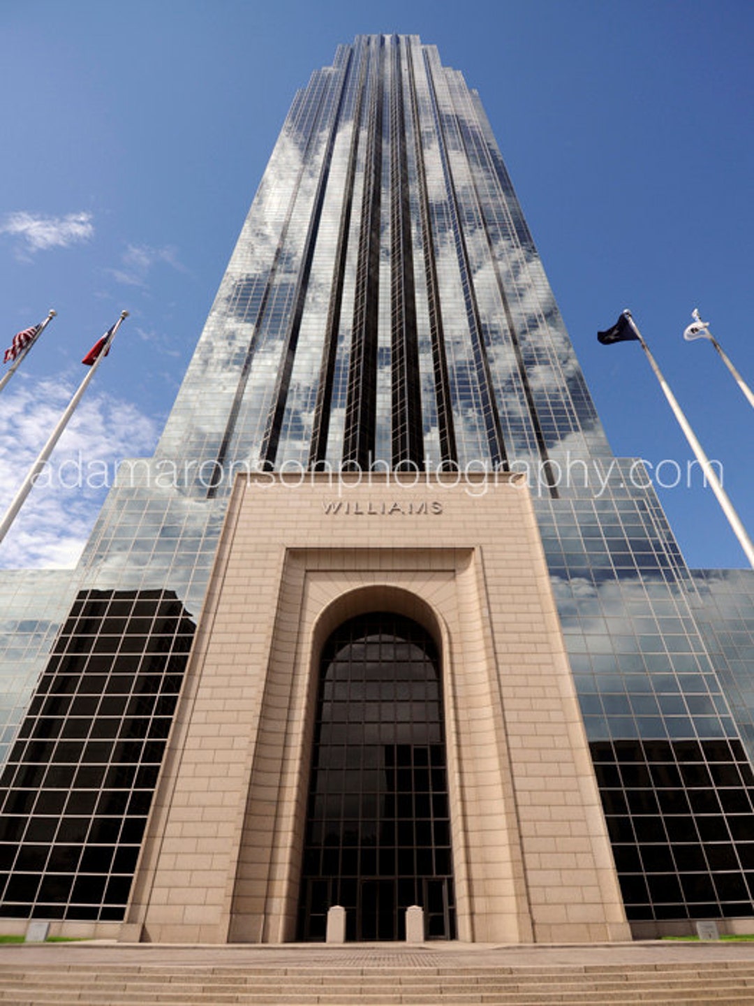 Photograph of the WILLIAMS (TRANSCO) TOWER in the Galleria Area of ...