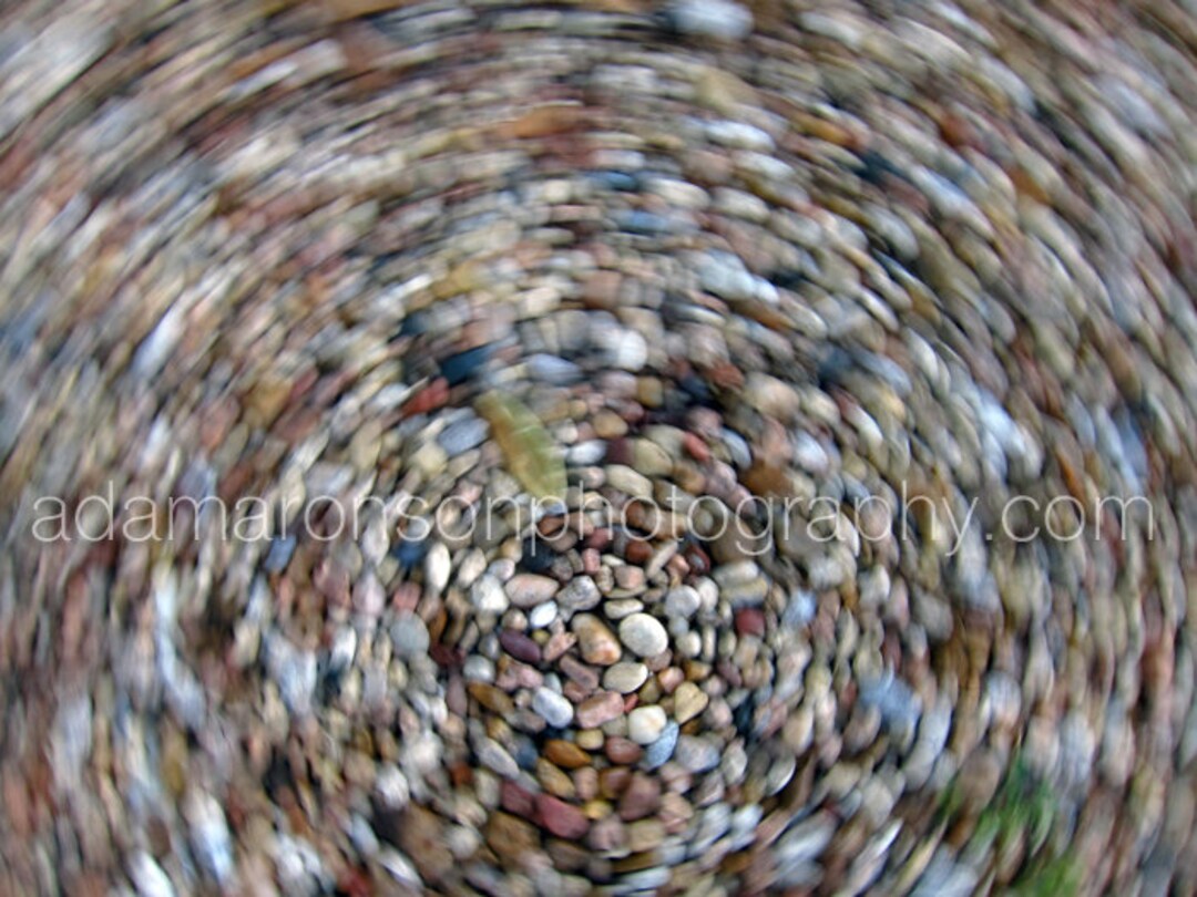 Photograph of Small Pebble Swirly 2 - Etsy