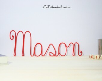 Wire Cursive Wall Decor - Etsy