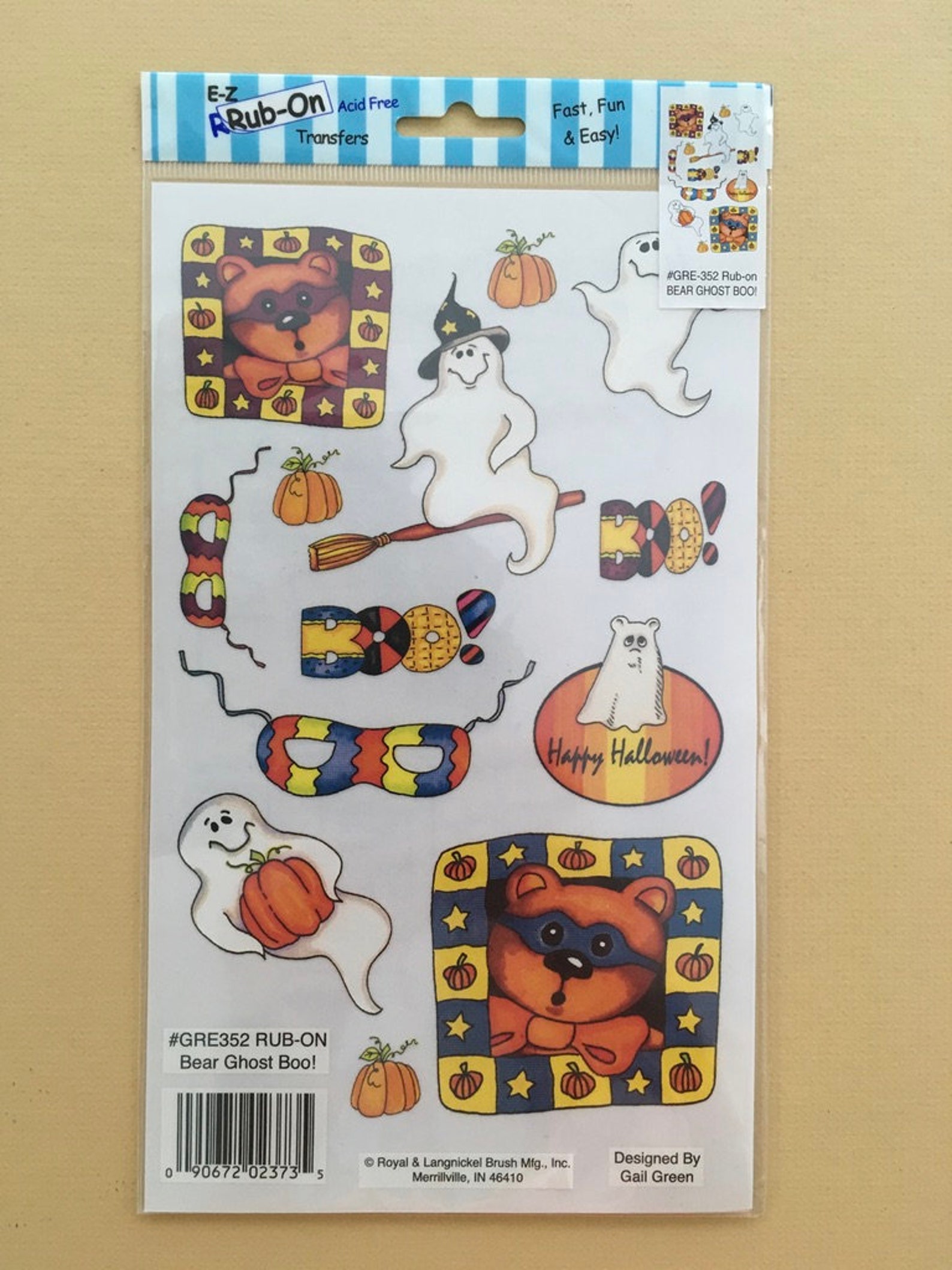Halloween Rub on Transfer Collections Choose From 2 Design Sheets - Etsy