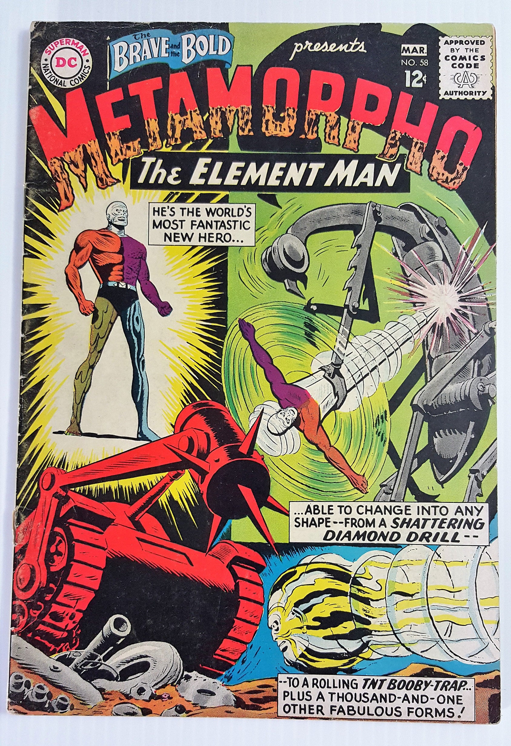 Metamorpho 2nd Appearance Brave and Bold 58 1965 DC Comics - Etsy