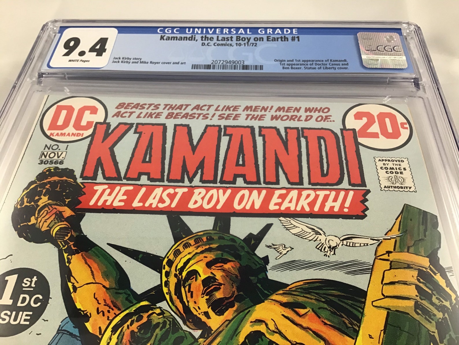 Kamandi 1st Appearance Kamandi 1 CGC Graded 9.4 Kamandi - Etsy