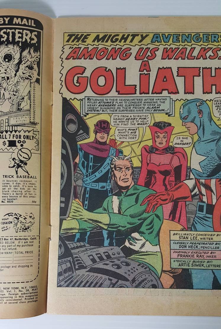 Collector 1st Appearance, Avengers 28 Collector Appearance, Avengers ...