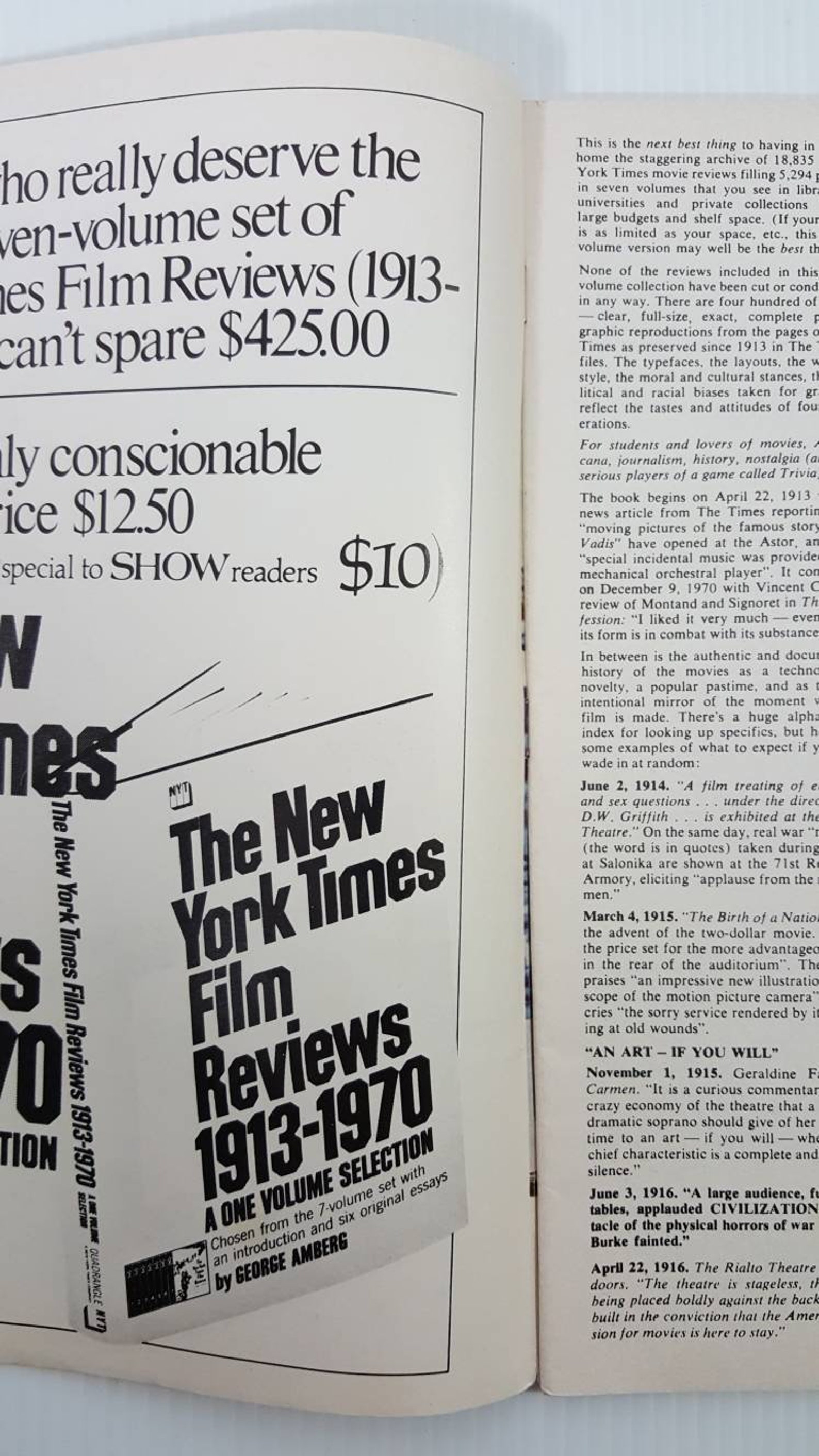 Show Magazine March 1972, Entertaiment Magazines, 1972 Entertainment ...