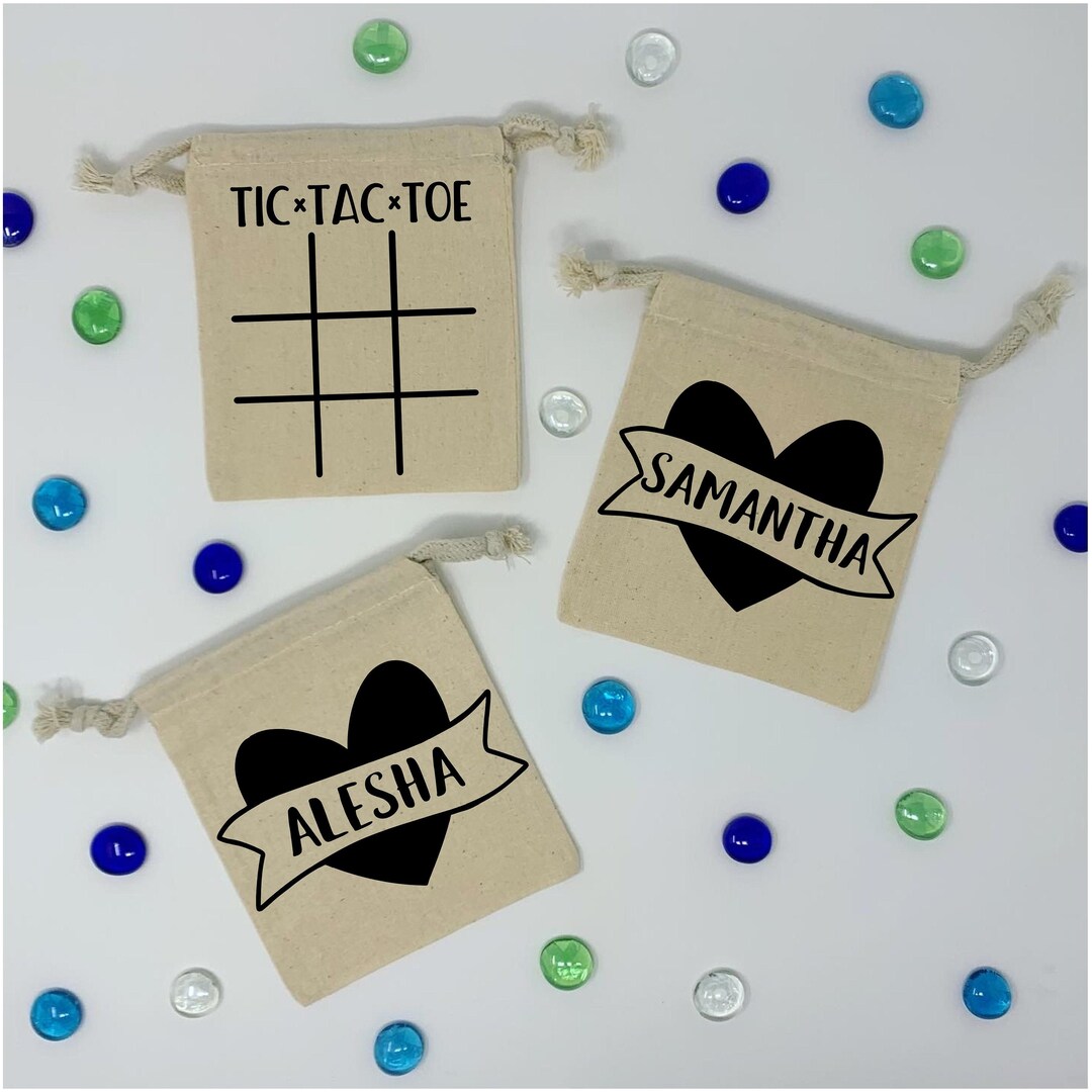 Heart Tic Tac Toe Bags, Valentine's Day, Love Theme, Be My Valentine ...