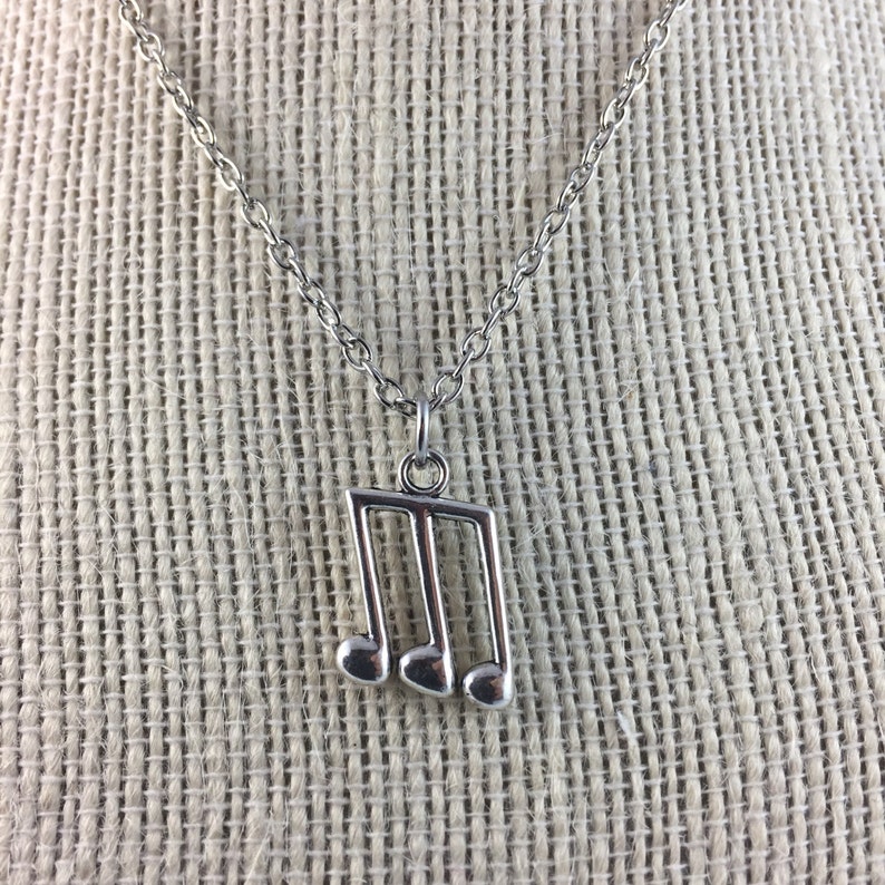 Music Note Pendant Musical Note Necklace Music Note - Etsy Canada