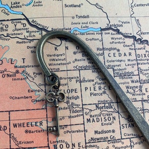 Key Bookmark - Antique Key Bookmark - Etsy