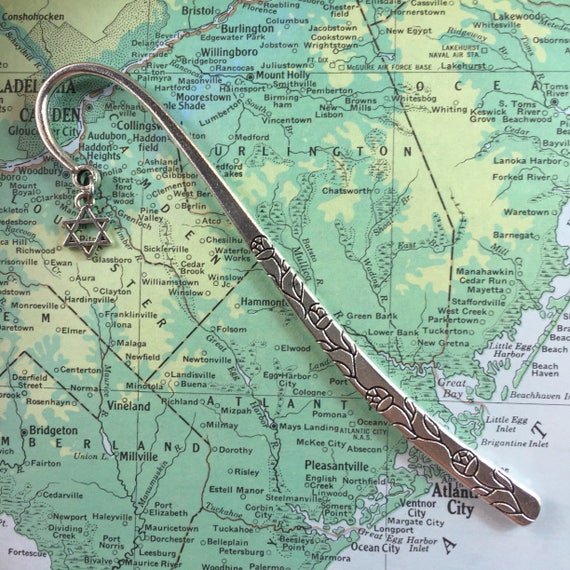 Star of David Bookmark Shield of David Book Mark | Etsy