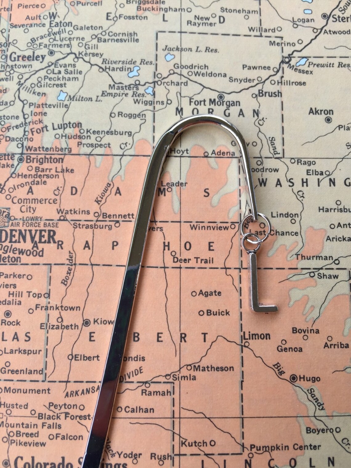 Personalized Alphabet Letter Bookmark With Letter of Your - Etsy Canada